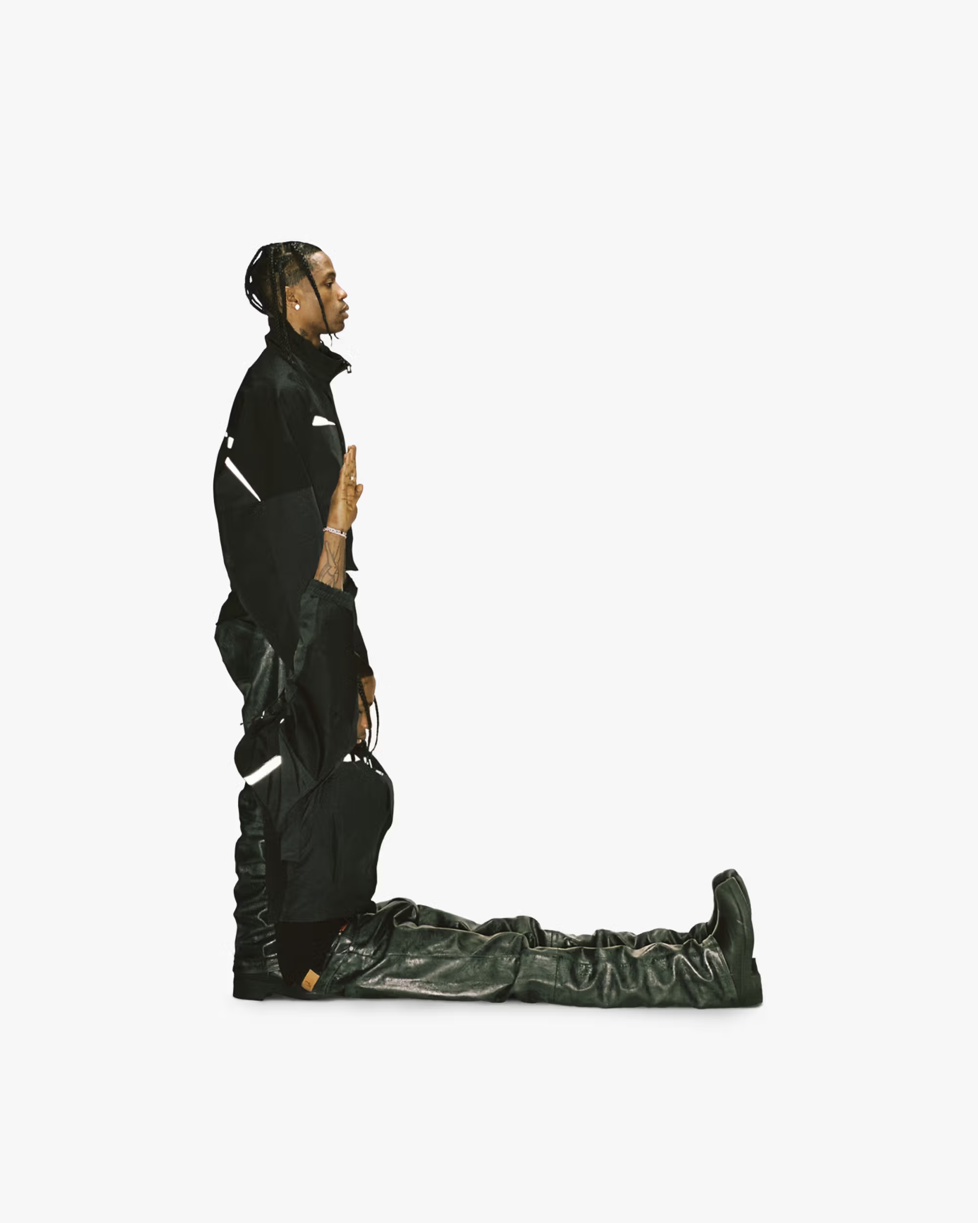La tipografía según Travis Scott: el artista convirtió su cuerpo en un ...